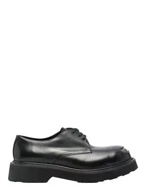 Kenzo Leather Lace-up Derby Shoes - Black