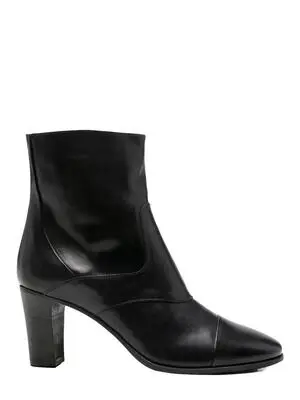 PANTANETTI Leather Zip-fastening Boots - Black