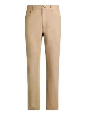 Etro Cotton Straight Leg Jeans - Neutrals