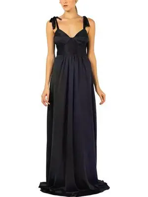 LETHICIA BRONSTEIN Beta Maxi Dress - Black