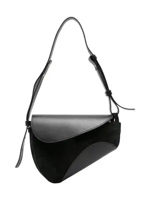 NEOUS Leather Shoulder Bag - Black