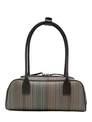 Paul Smith Striped Top-handle Shoulder Bag - Brown