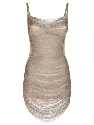 Attico Mini Dress - Silver