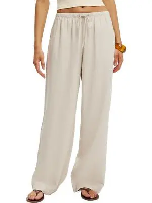 COTTON ON Wide Leg Pant - Natural