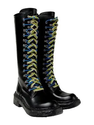 Camper Lab Vamonos Combat Boot - Black