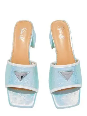 SPARKL Monogram Heel Blue
