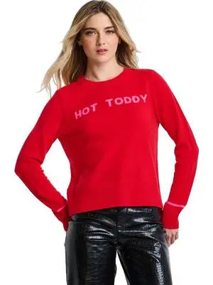 Lisa Todd Hot Toddy Cashmere Sweater - Risky Red
