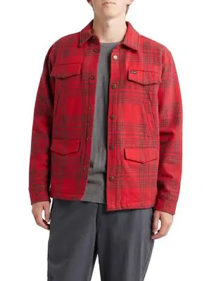 DARK SEAS Zilker Cotton Blend Button-up Shirt - Red