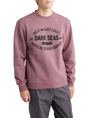 DARK SEAS Waterloo Logo Appliqué Crewneck Sweatshirt