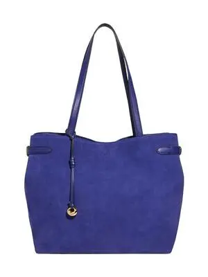 AIMEE Gramercy Leather Tote Dusk Suede
