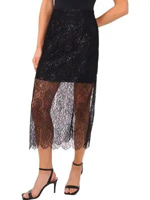 CECE DUPRAZ Lace Midi Skirt