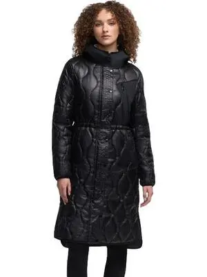 Pajar Onion Quilted Longline Anorak - Black