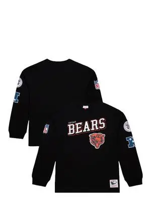 Mitchell & Ness Chicago Bears Training Camp Vintage Logos Long Sleeve T-shirt - Black