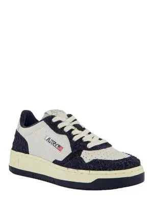 AUTRY Medalist Low Top Sneakers Suede/hair Space/blue