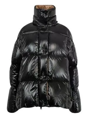 Moncler Parana Quilted Hooded Jacket - Black