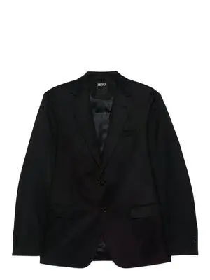 Zegna Button Suit - Black