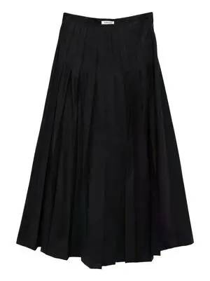 UNDERCOVERISM Pleated Cotton Skirt - Blue