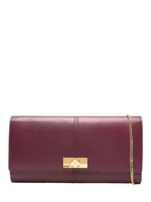 GIUSEPPE ZANOTTI Leather Clutch - Red