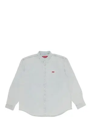 Supreme Small Box Denim Shirt - Blue