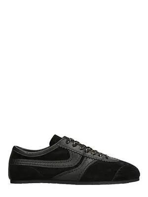 Dries Van Noten Dustin Suede Trainers - Black