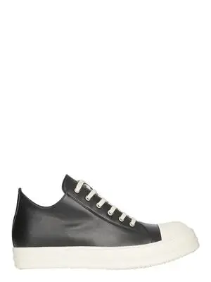 Rick Owens Hollywood Low Top Sneakers - Black