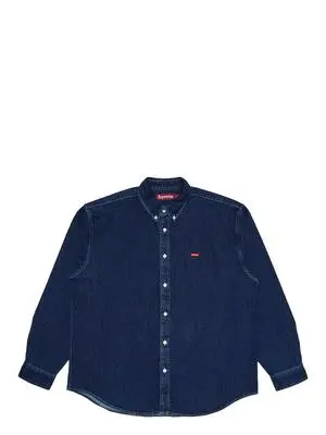 Supreme Small Box Denim Shirt - Blue