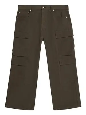 Rick Owens Cotton Relaxed-fit Cargo Pants - Bosco