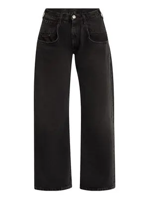 MAISON MARGIELA 5-pocket Straight-leg Ankle Pants - Black