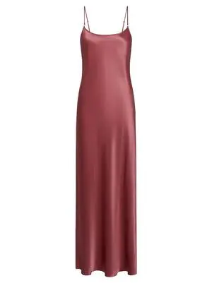 Vince Bias Slip Maxi Dress - Peony Wood