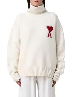Ami Pullover Sweater White