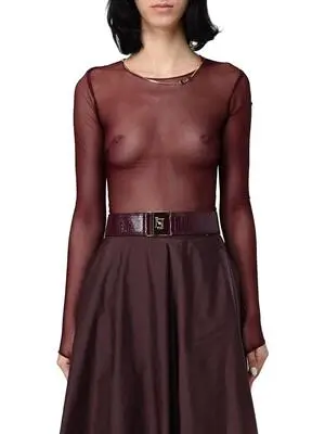 Elisabetta Franchi Top Burgundy