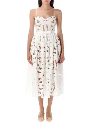SELF-PORTRAIT Dress - White