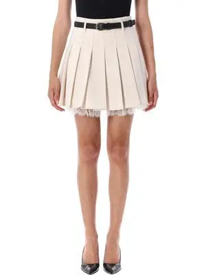 SELF-PORTRAIT Skirt - White