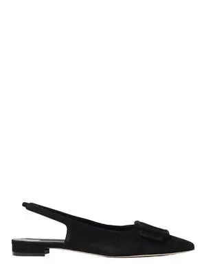 Manolo Blahnik Ballet Flats - Black