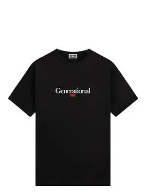 Kith Generational Quote Tee Shirt - Black