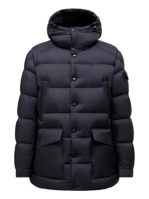 Moncler Bretagne Hooded Down Jacket - Blue