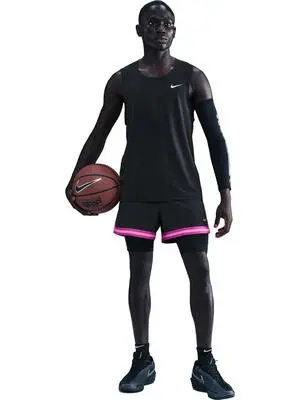 Nike Dna Dri-fit 4" 2-in-1 Basketball Shorts - Black