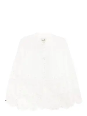 BAMBAH Eyelet Blouse - White
