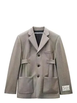 Alexander Wang Tab-detailed Blazer - Grey