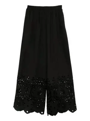 BAMBAH Eyelet Trousers - Black