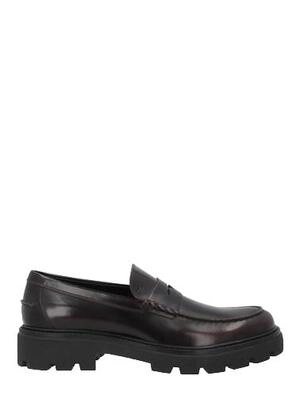 TOD'S Leather Loafers Red