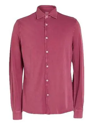 Fedeli Shirt Rust Size Organic Cotton - Magenta