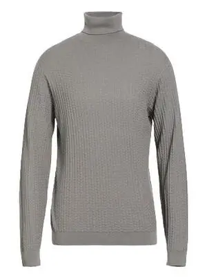 Giorgio Armani Turtleneck Knit Top - Grey