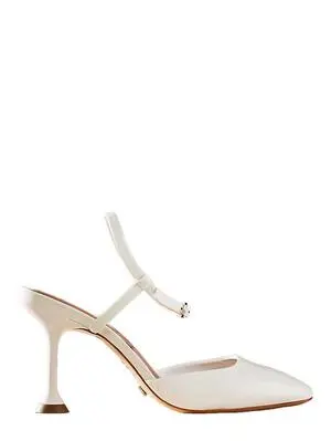 VICENZA Round-toe Pumps - White Verniz
