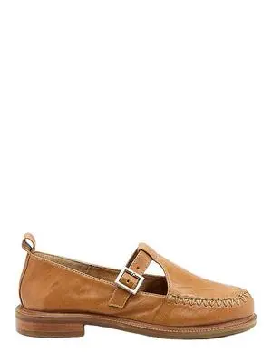 KELSI DAGGER BROOKLYN Lou T-strap Mary Jane Loafers - Honey