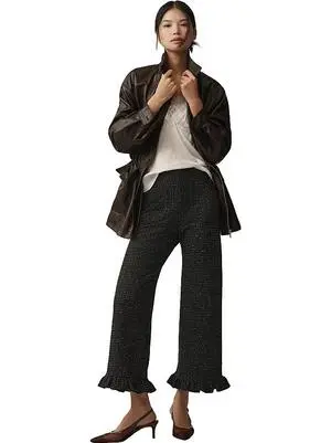 MAEVE Maeve Colette Crop Tweed Pants