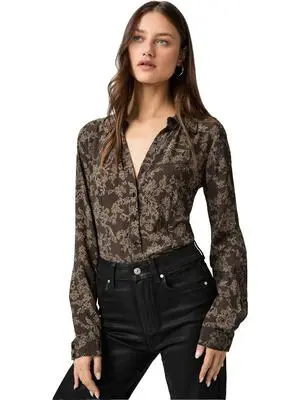 Paige Desano Printed Shirt Black / Floral / Multicolor