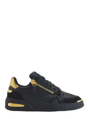 GIUSEPPE ZANOTTI Low-top Sneakers With Zipper Detail - Black