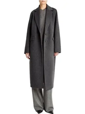 Vince Wool-blend Single-breasted Coat - Gray