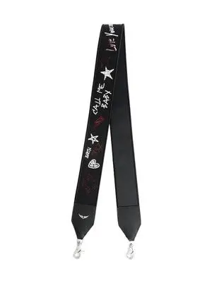 Zadig&Voltaire Punk Shoulder Strap - Black
